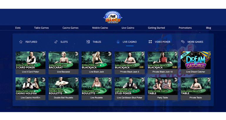 All Slots Casino: Claim 50 No Deposit Free Spins!