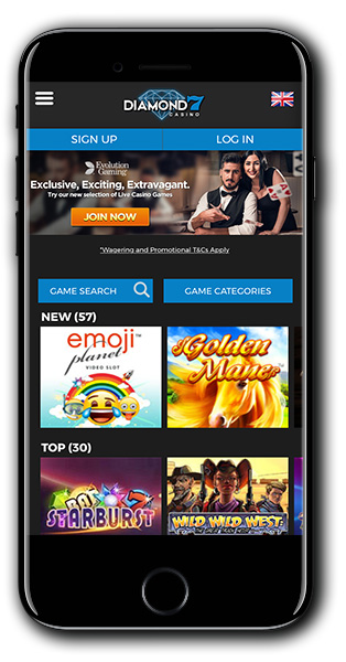 Diamond7 Casino: Enjoy 10 No Deposit Free Spins!